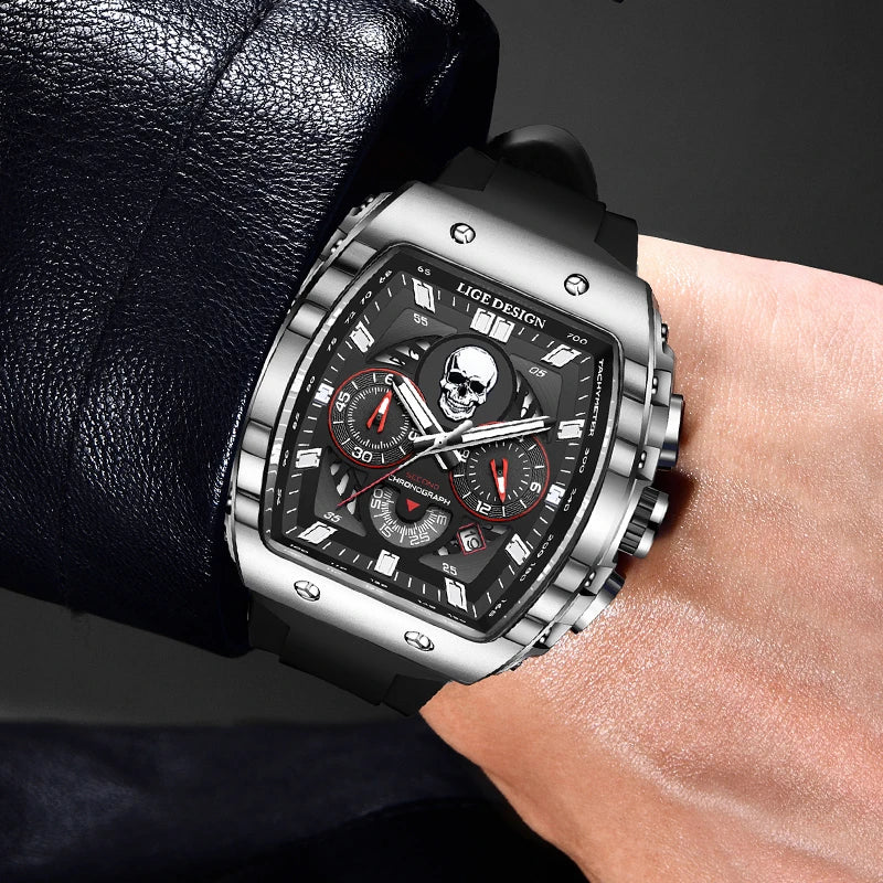 Sport Chronograph Skull Watch – American Skulls