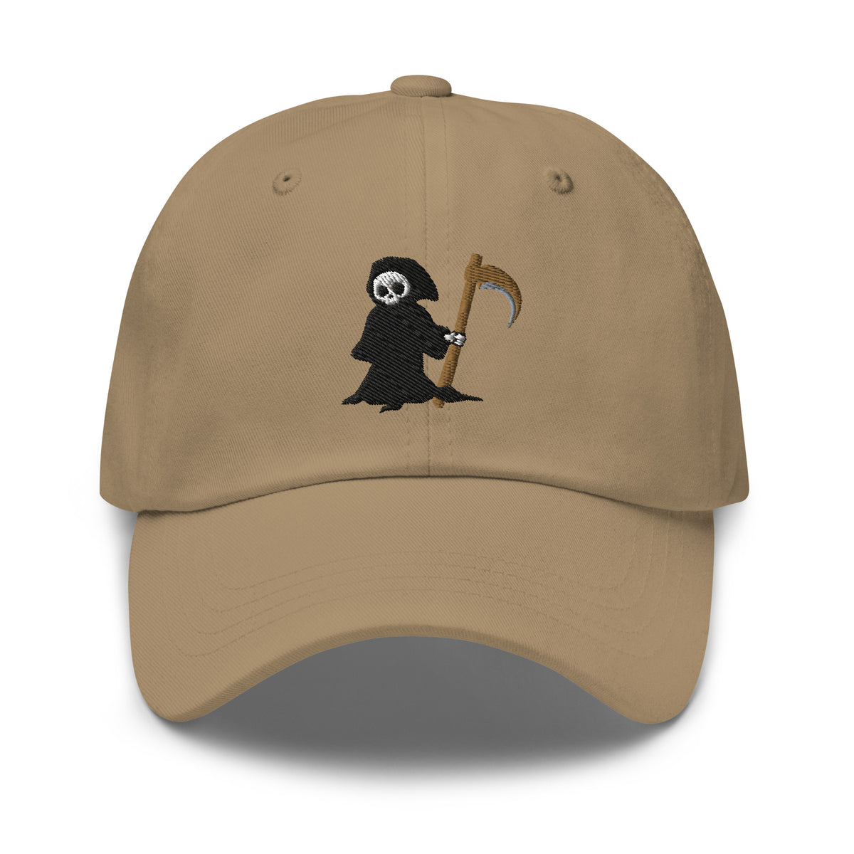 Grim Reaper Embroidered Dad Hat – American Skulls