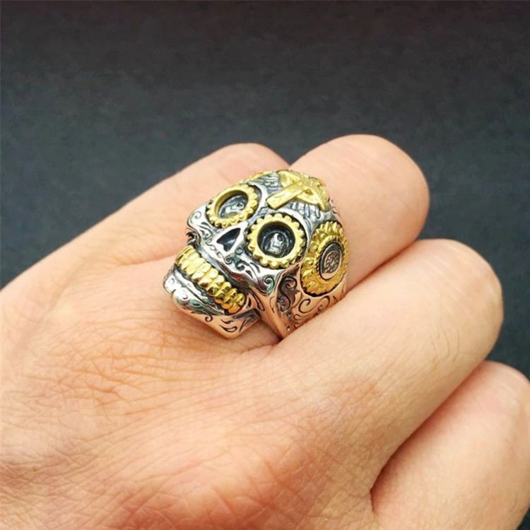 Mexican Skull Ring (Silver) – American Skulls